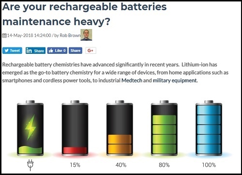 How to select and maintain non-rechargeable batteries